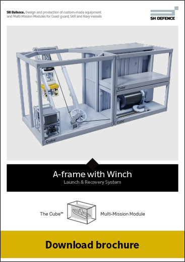 A-Frame with Winch LARS - SH Defence