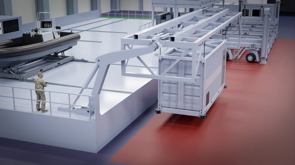 Launch and Recovery Cube module – SH Defence