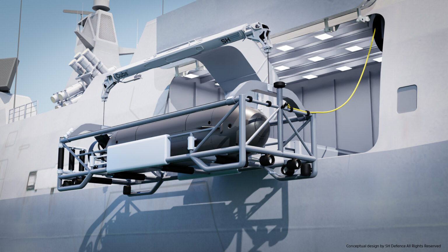 Launch and Recovery Cube module – SH Defence